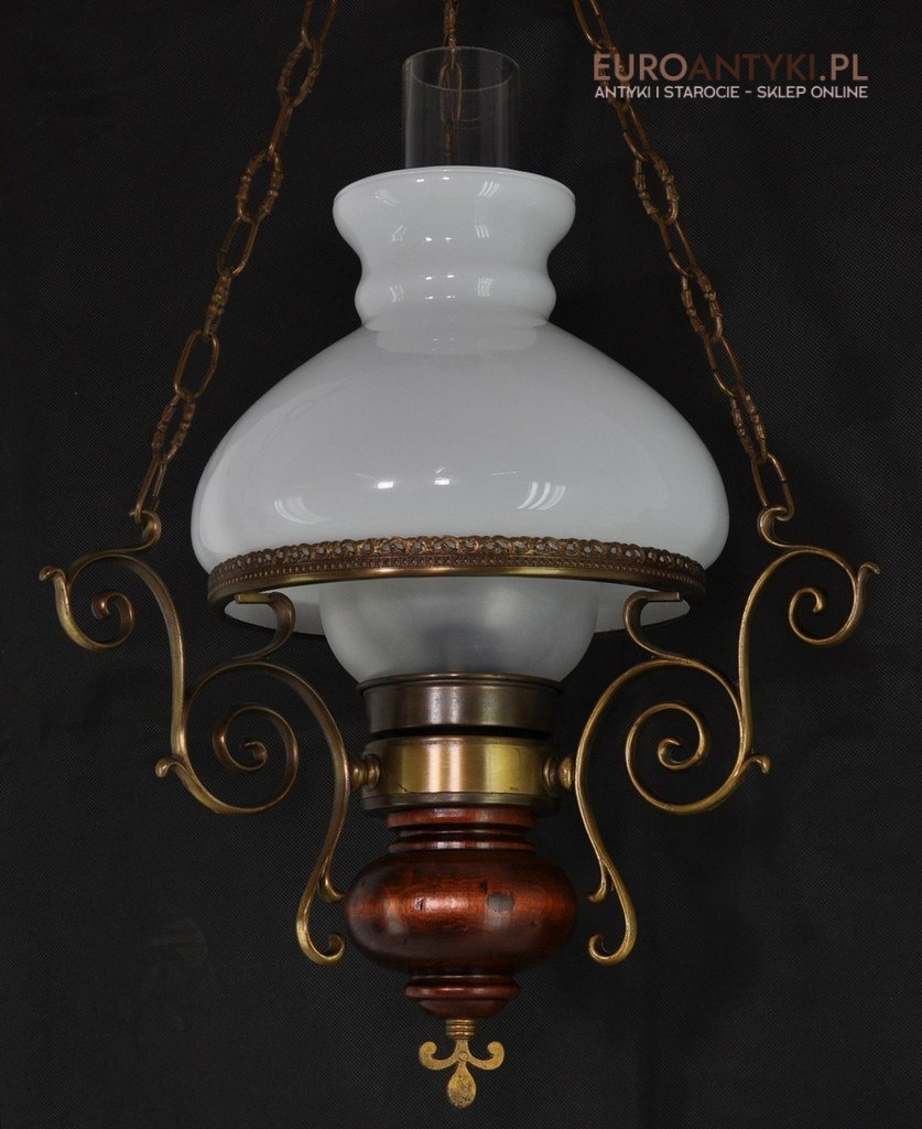 RUSTYKALNA KLASYCZNA STARA LAMPA DO GANKU GANKA HOLU WIATROŁAPU LAMPKA ...